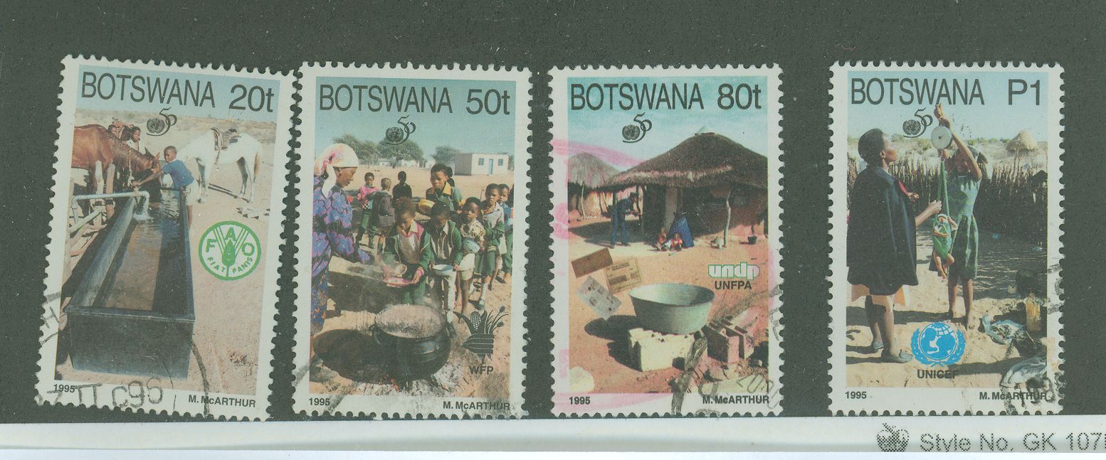 Botswana #582-585 Single (Complete Set) | Africa - Botswana, General ...