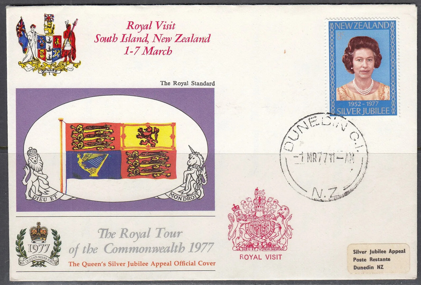 New Zealand Scott 620c FDC - 1977 Royal Visit | Australia & Oceania ...