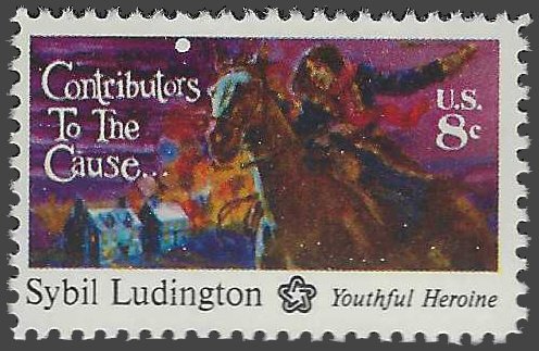 #1559 10c American Bicentennial Sybil Ludington 1975 Mint NH | United ...