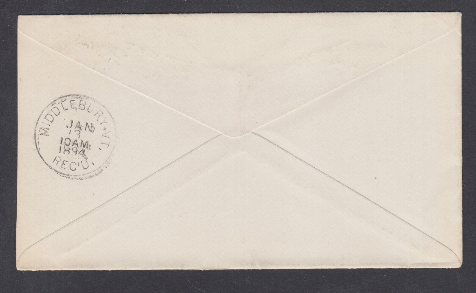 US Sc 231 on 1894 cover, 2c Columbian tied by BURLINGTON, VT cancel ...