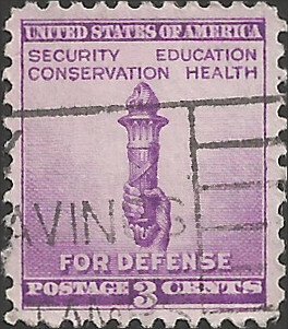 # 901 Used National Defense | United States, General Issue Stamp / HipStamp