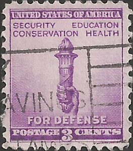 # 901 Used National Defense | United States, General Issue Stamp / HipStamp