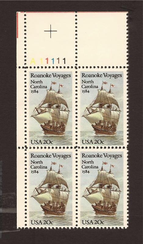 2093 - 1984- Roanoke Voyages | United States, General Issue Stamp ...