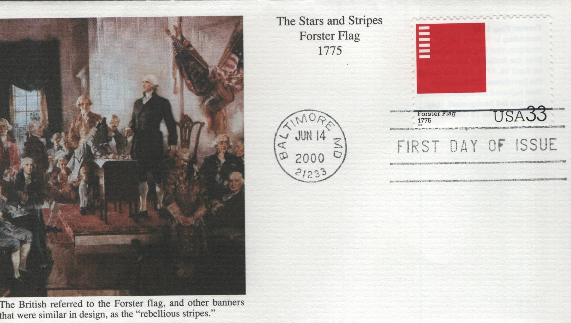 USA 3403c Fdc, Mystic Cachet, the Stars and Stripes Series | United ...