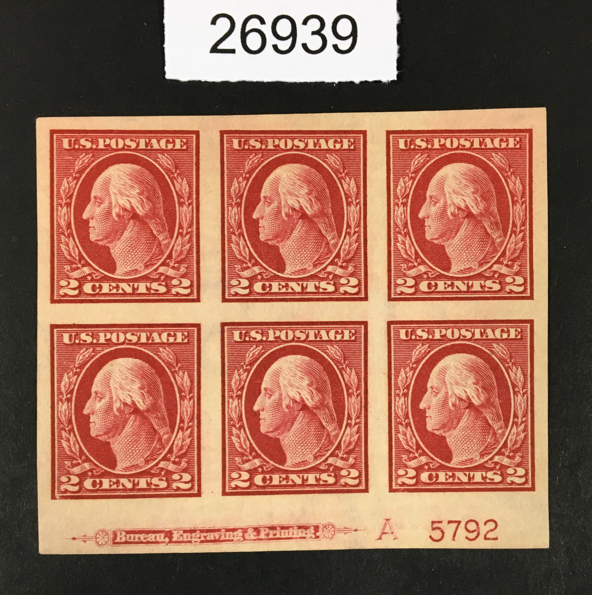 US Stamps # 409 Mint OG 5nh/1h Plate Block XF $48++ LOT #26939 | United ...