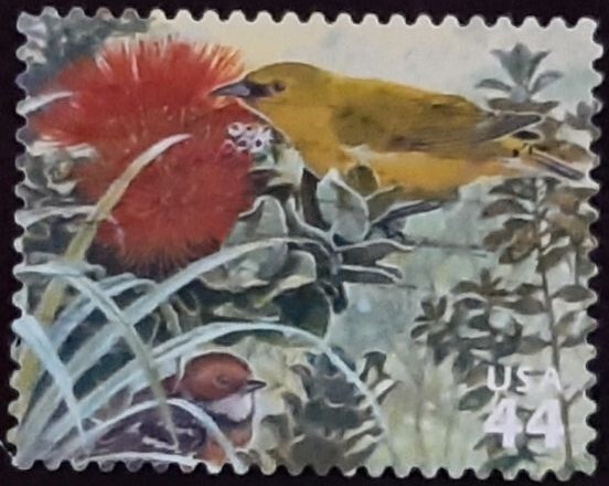 US Scott # 4474a; Used 44c Hawaiian Rain Forest, 2010; XF; off paper ...