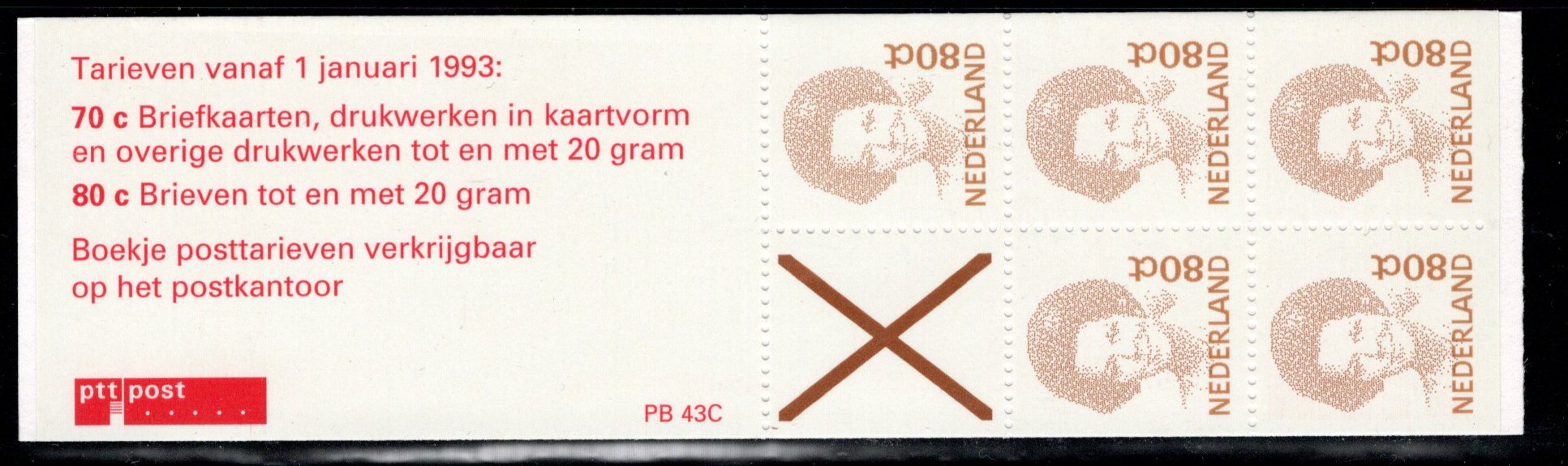 Netherlands Scott # 774b, mint nh, cpl. stamp booklet, Pb43C | Europe ...