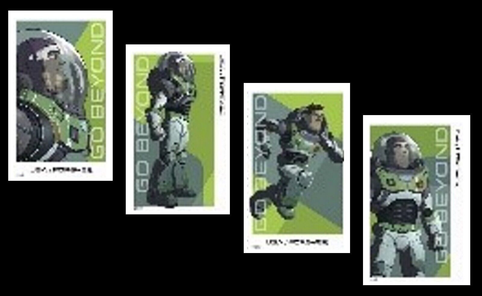 US 5709a-5712a Go Beyond Buzz Lightyear imperf NDC set (4 stamps) MNH ...
