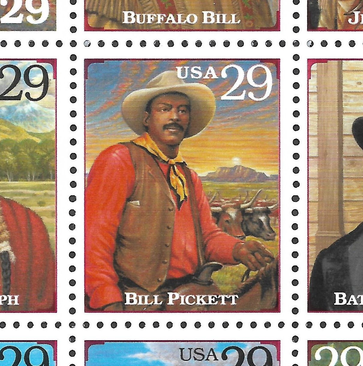 MNH 1994 Legends of the West Error, Scott #2870** | United States ...