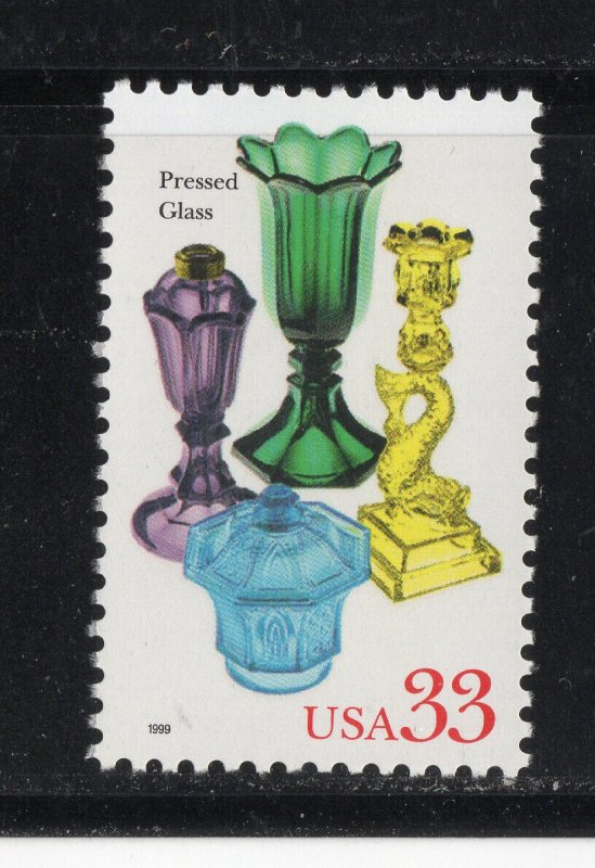 3327 * PRESSED GLASS * U.S. Postage Stamp MNH | United States, General ...
