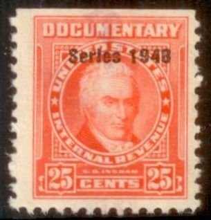 USA 1948 SC# R494 Mhn-Og CH4 | United States, Revenues Stamp / HipStamp