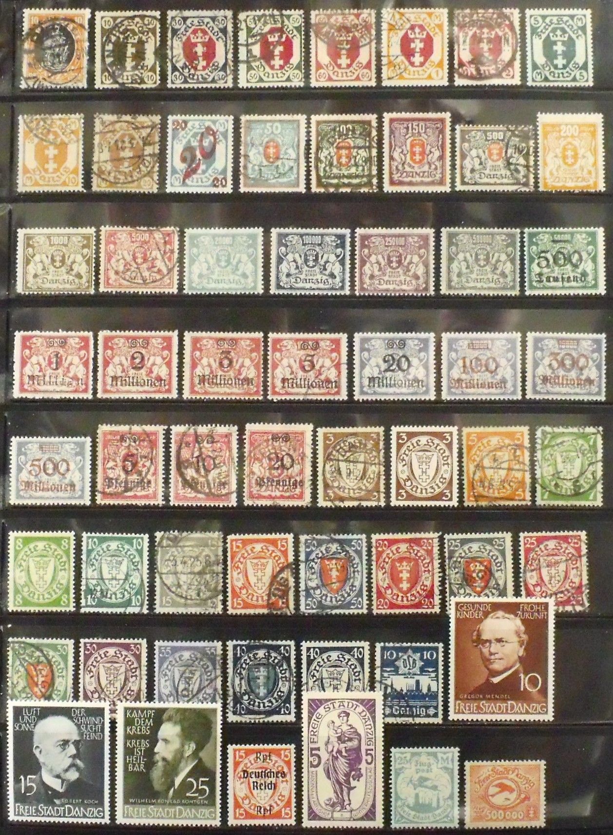 A1854 DANZIG Collection Two Pages Mint/Used | Europe - Poland, Offices ...