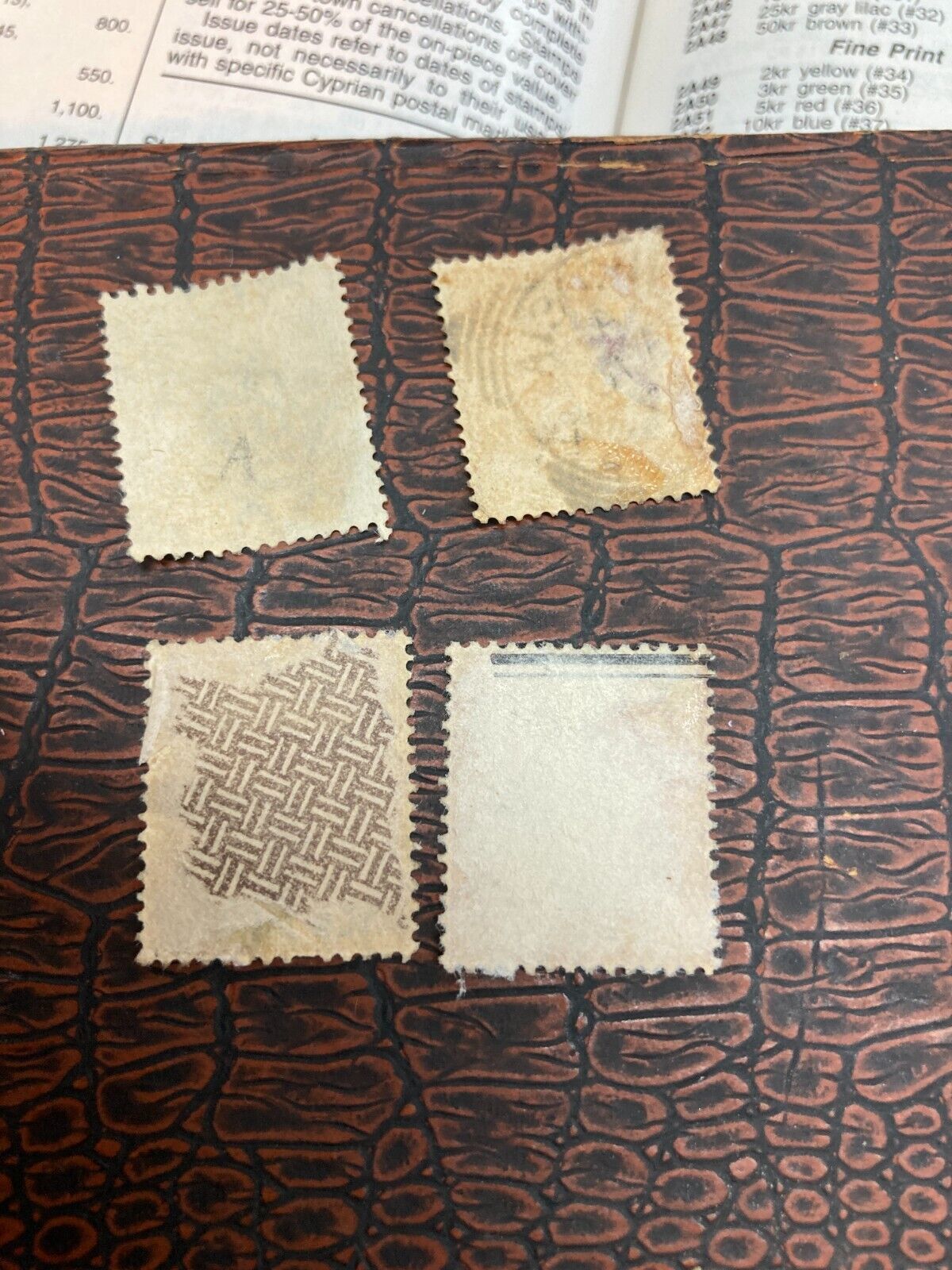 Kappystamps Cyprus Victorian and Edward VII Stamps Four Different Used ...