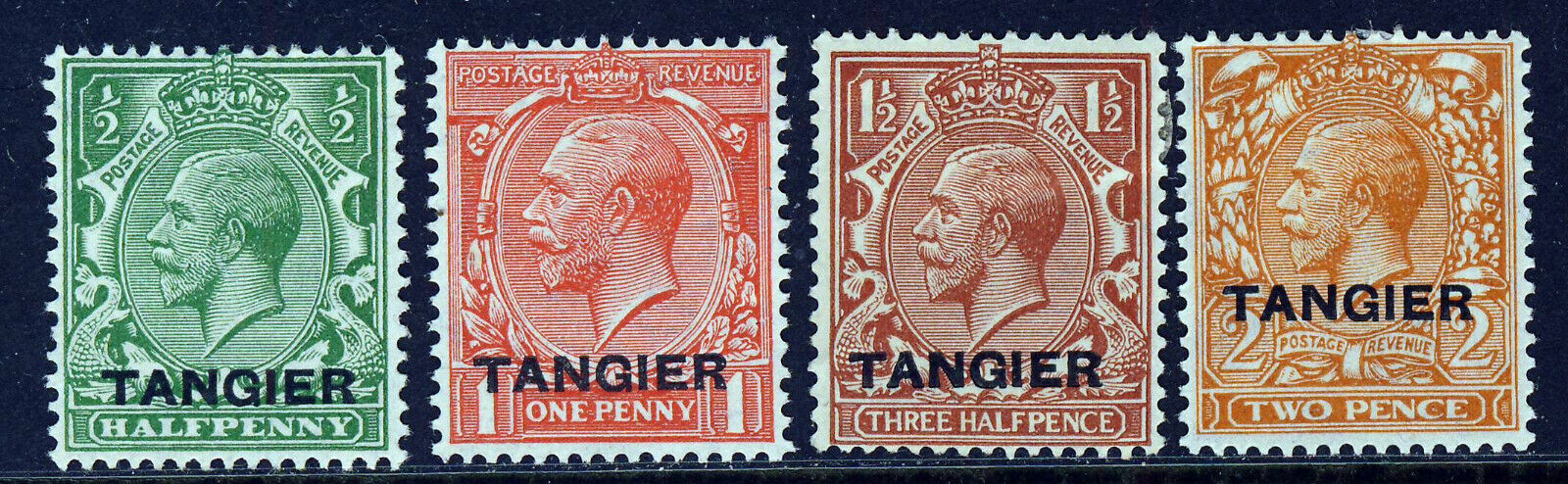 MOROCCO AGENCIES TANGIER King George V 1927 Definitive Set SG 231 to ...