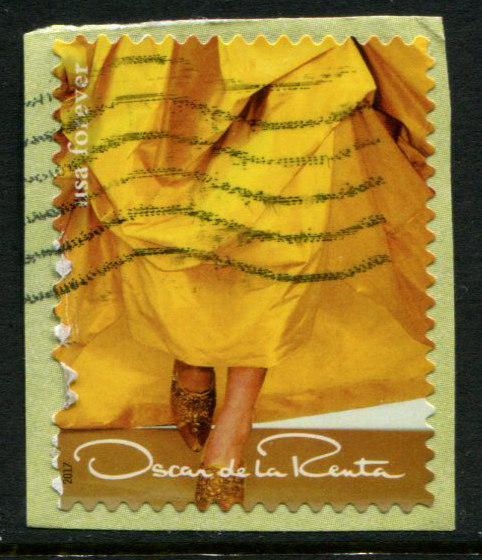 5173i US (49c) Oscar de la Renta SA, used on paper | United States ...