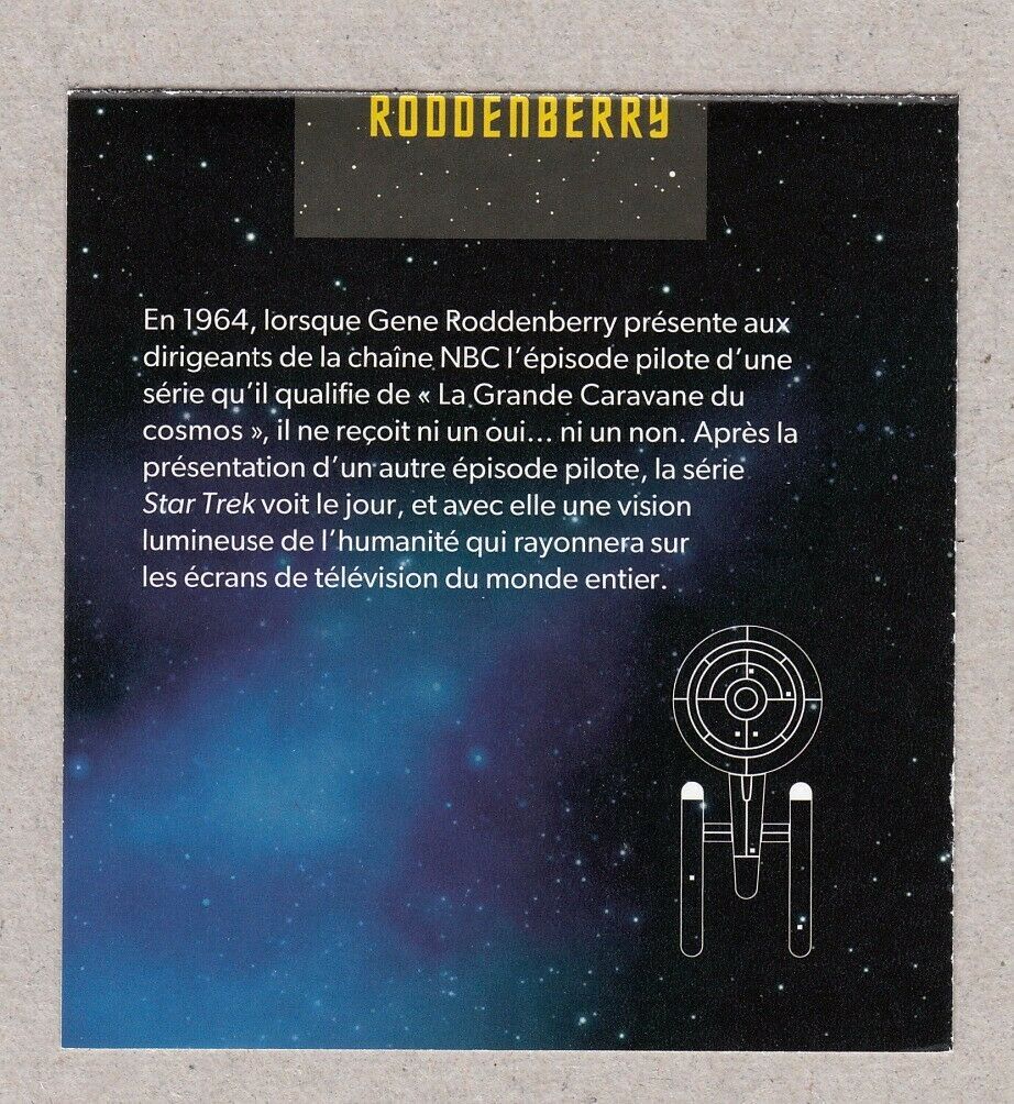 STAR TREK 50th Ann. = JAMES DOOHAN as SCOTTY stamp cut fr Booklet ...