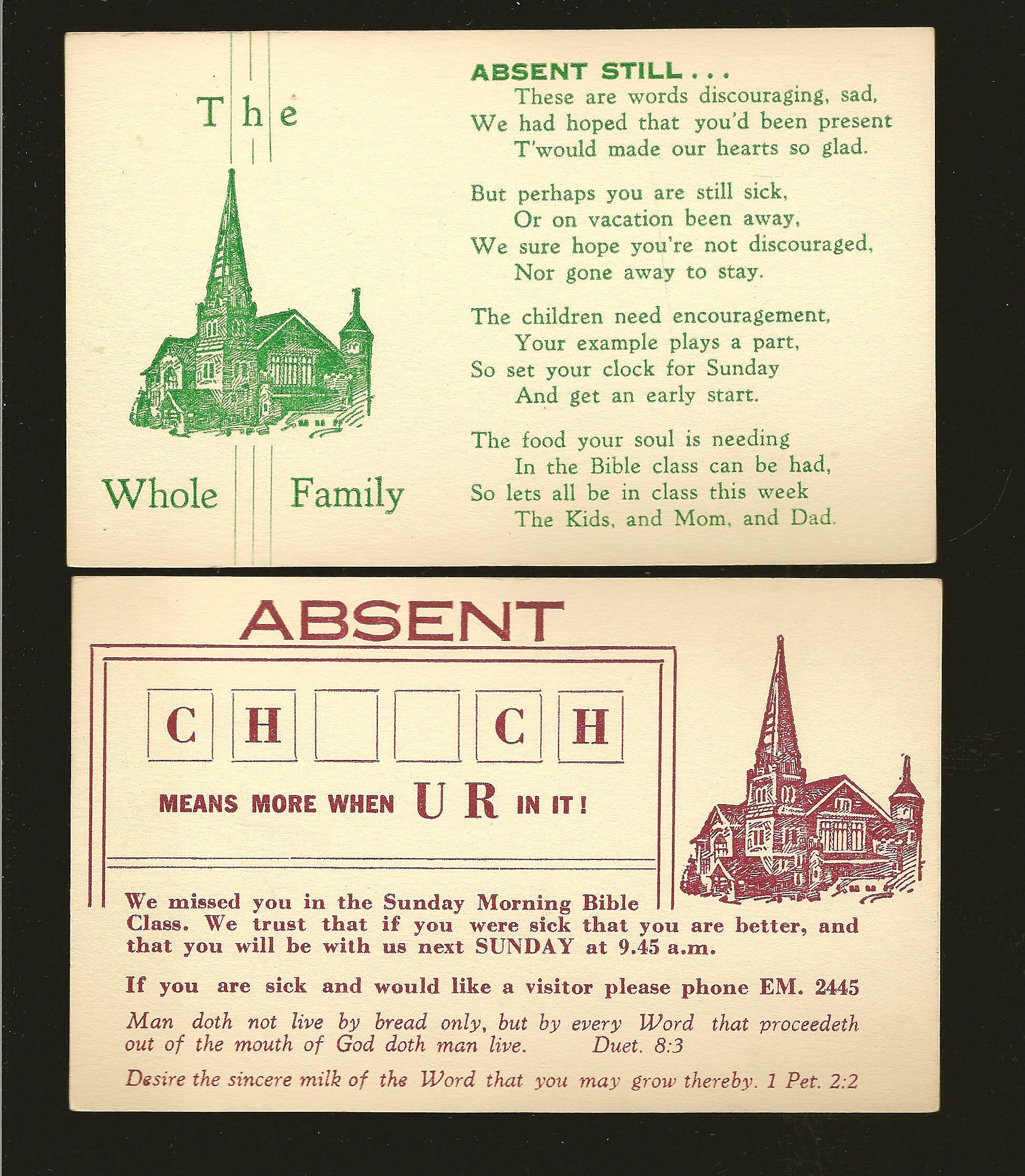 Canada SC#UX74 King George VI Pre-stamped Post Cards Pair Church Ads ...