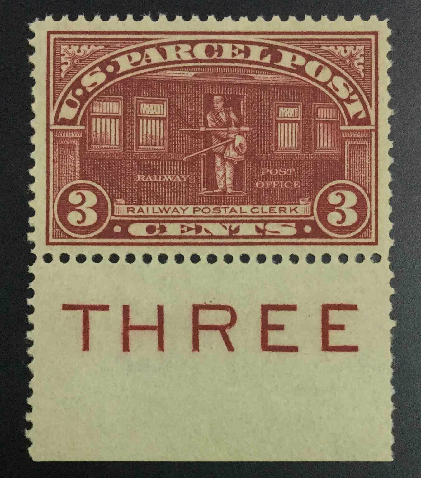 US Stamps #Q3 Mint OG NH XF LOT #73914* | United States, Parcel Post ...