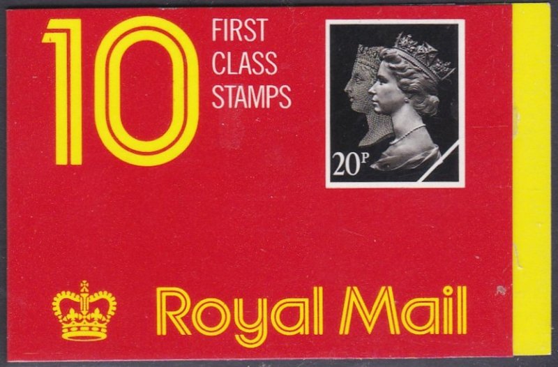 1990 JD2 10 x "first class" (20p) stamps Barcode booklet | Great ...