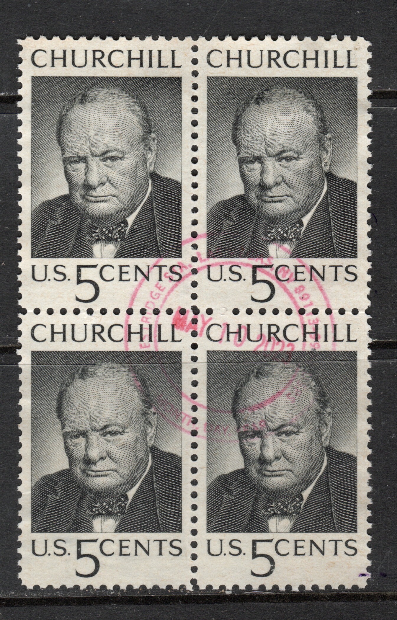 Scott# 1264 used block of 4 | United States, General Issue Stamp / HipStamp