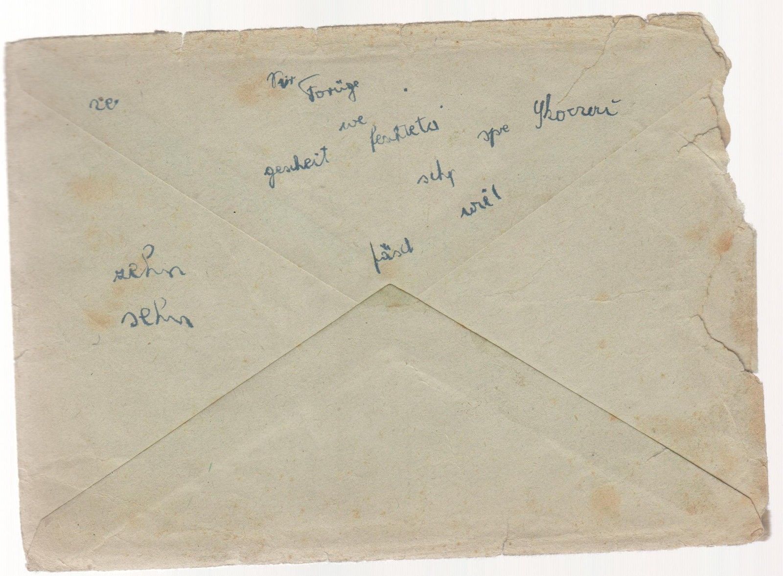 1941 Germany Auschwitz Concentration Camp Cover KZ to Teschen Luschon ...