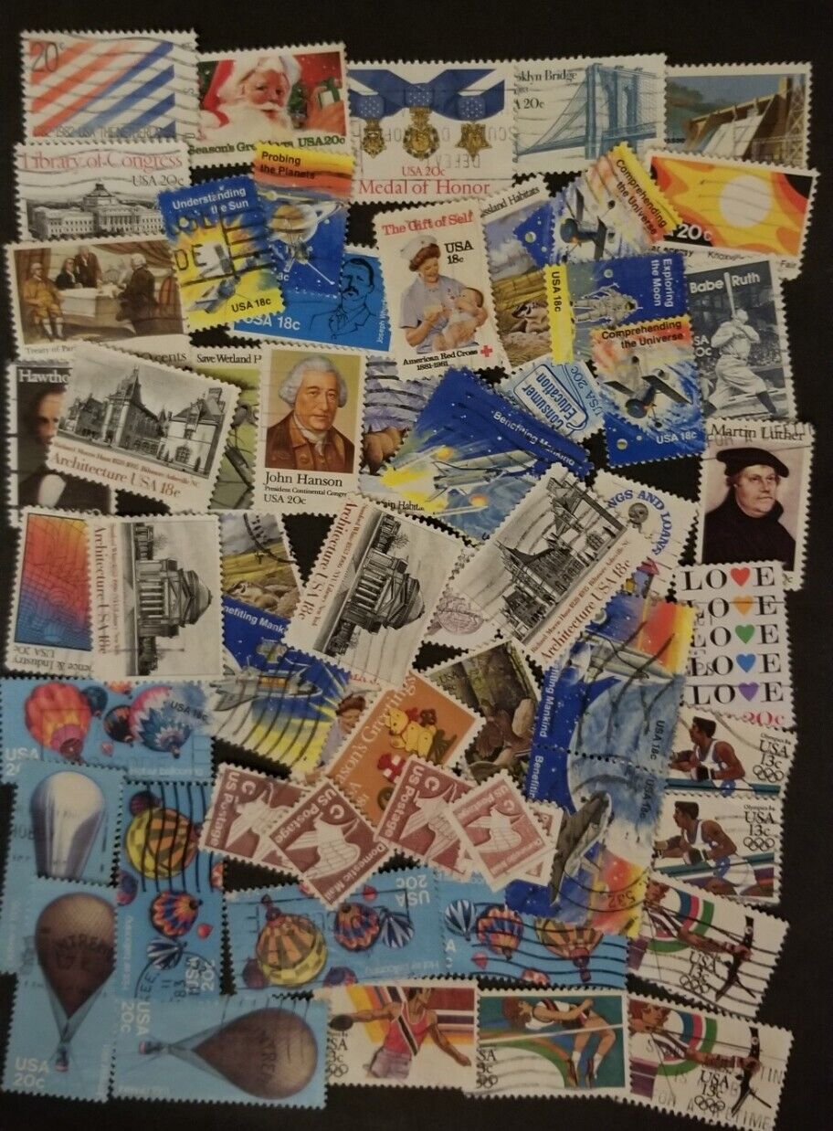 US Vintage Postage Stamp Lot Collection Used T2482 | United States ...