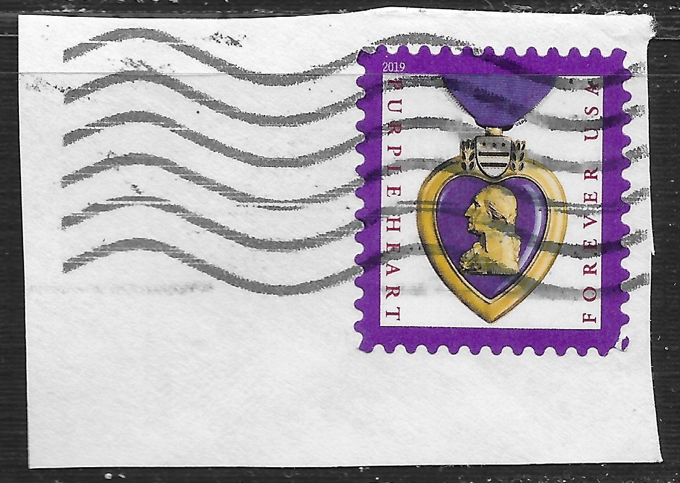 US #5419 (55c) Purple Heart and Ribbon with Frame | United States ...