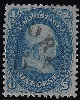 Scott #63c - $3,750.00 – VF-used - Horizontal Laid Paper – Showpiece ...