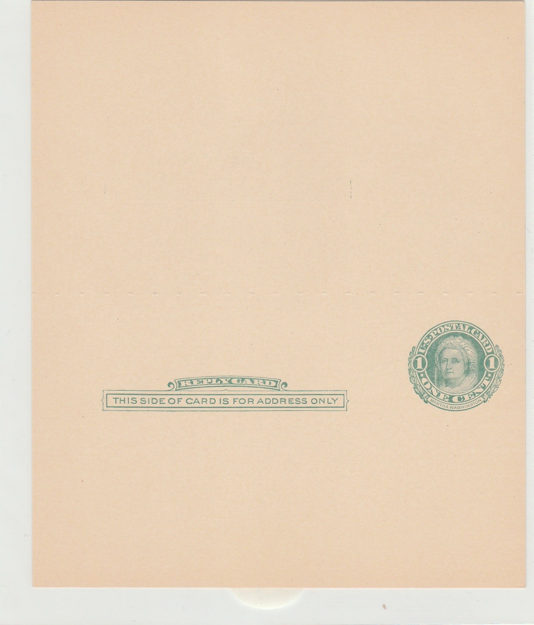 Scott# UY6 Un Folded US Postal Reply Card | United States, Postal Cards ...