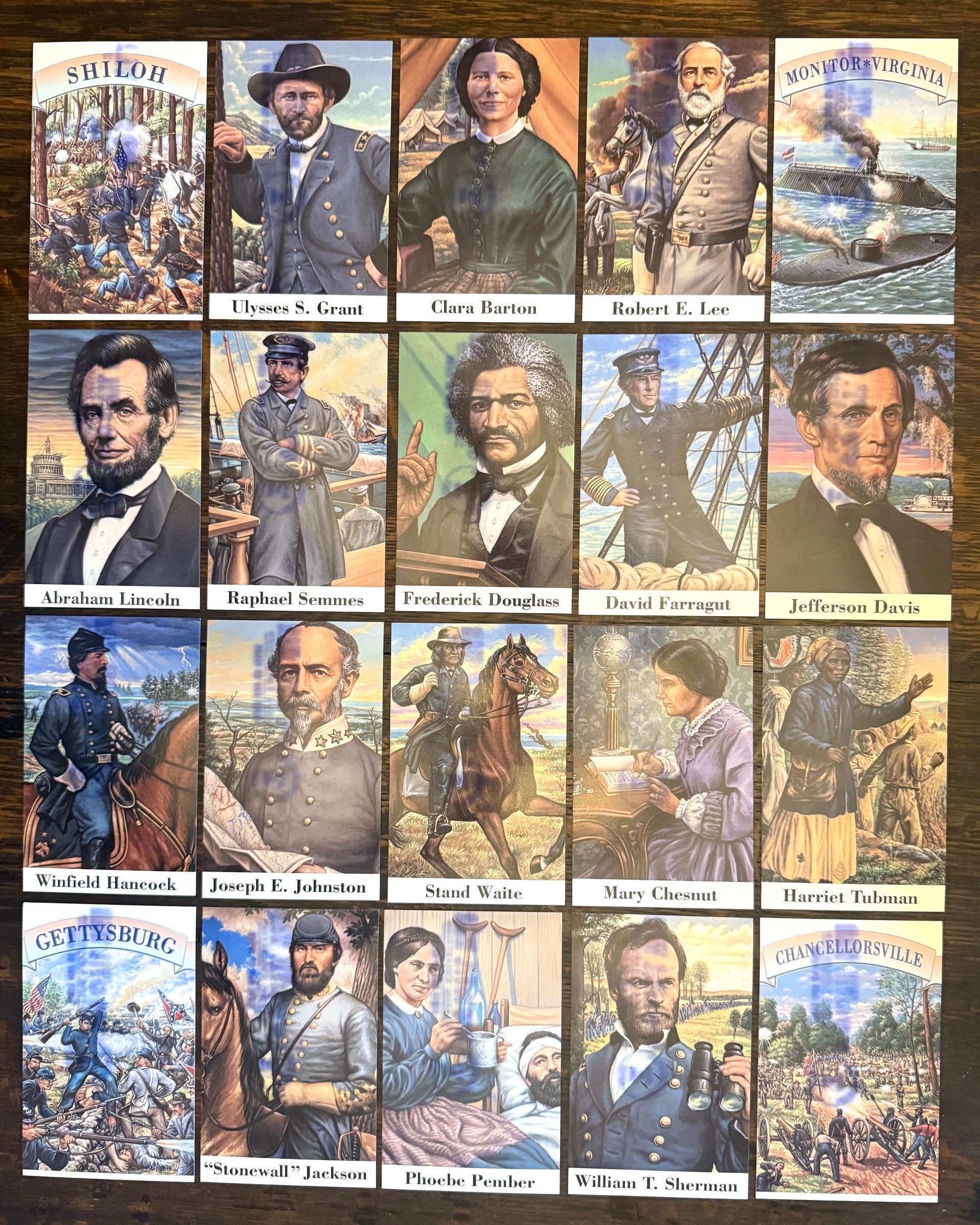 US UX200-219,2975a-t Civil War Issue complete Panda cachet set 20 UA ...