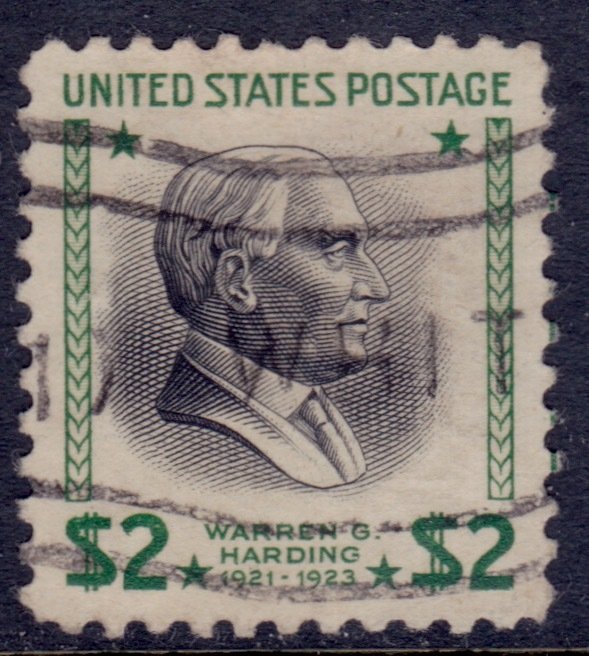 United States, 1938, Presidential Issue, Warren Harding, $2.00, sc#833 ...