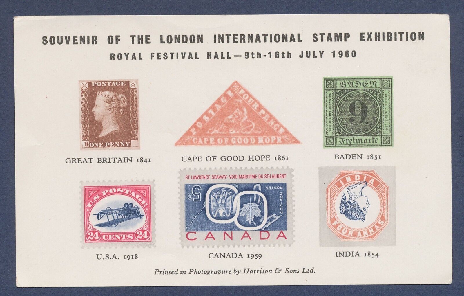 Great Britain - Souvenir of London International Stamp Exhibition ...