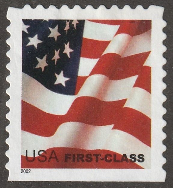 USA, stamp, scott#3623, used, hinged, Flag, First Class | United States ...