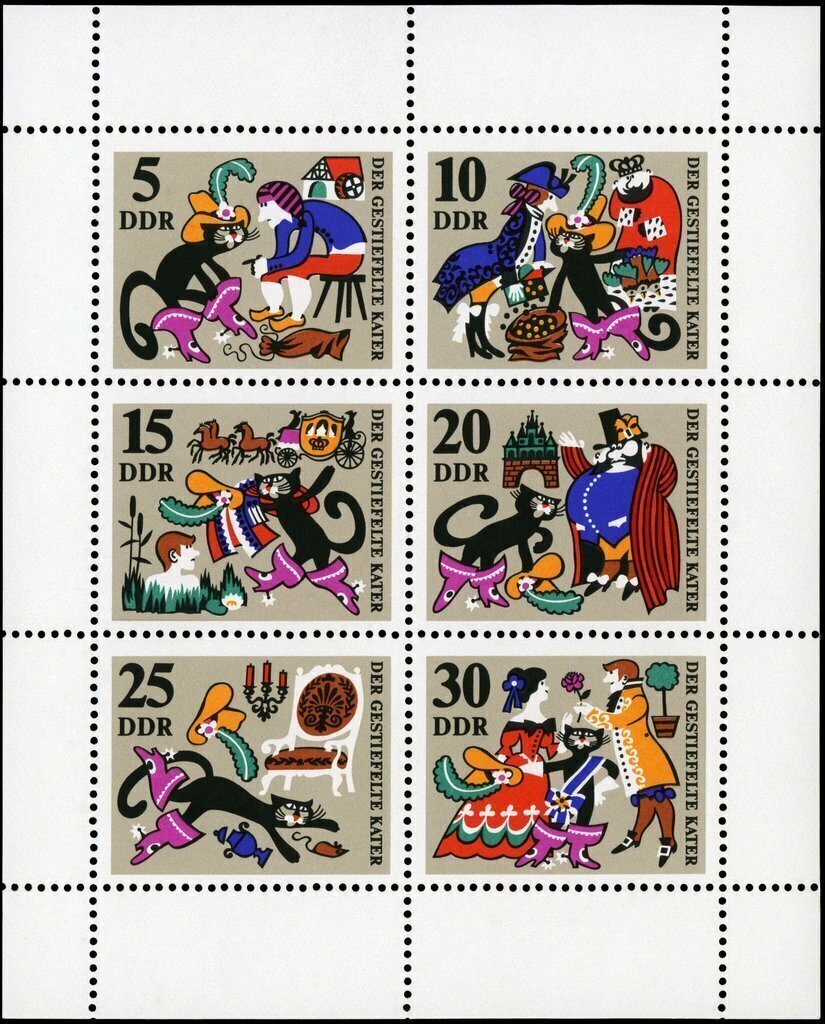 DDR 1968,Sc#1068a MNH, Fairy tales, m/s | Europe - Germany & Colonies ...
