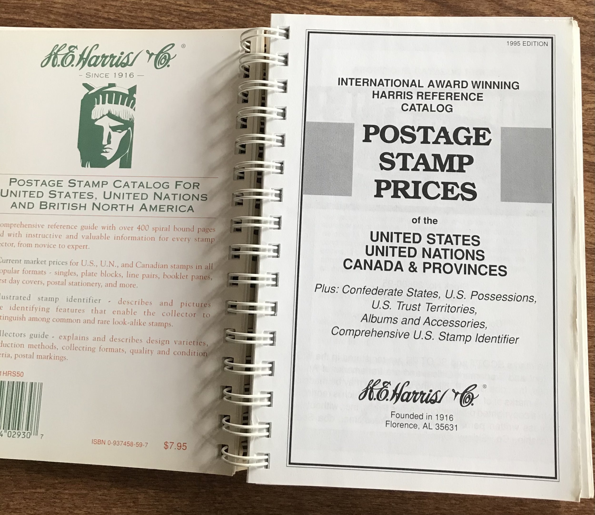 1995 H E Harris US/BNA Postage Stamp Catalog Used L36 | Publications ...