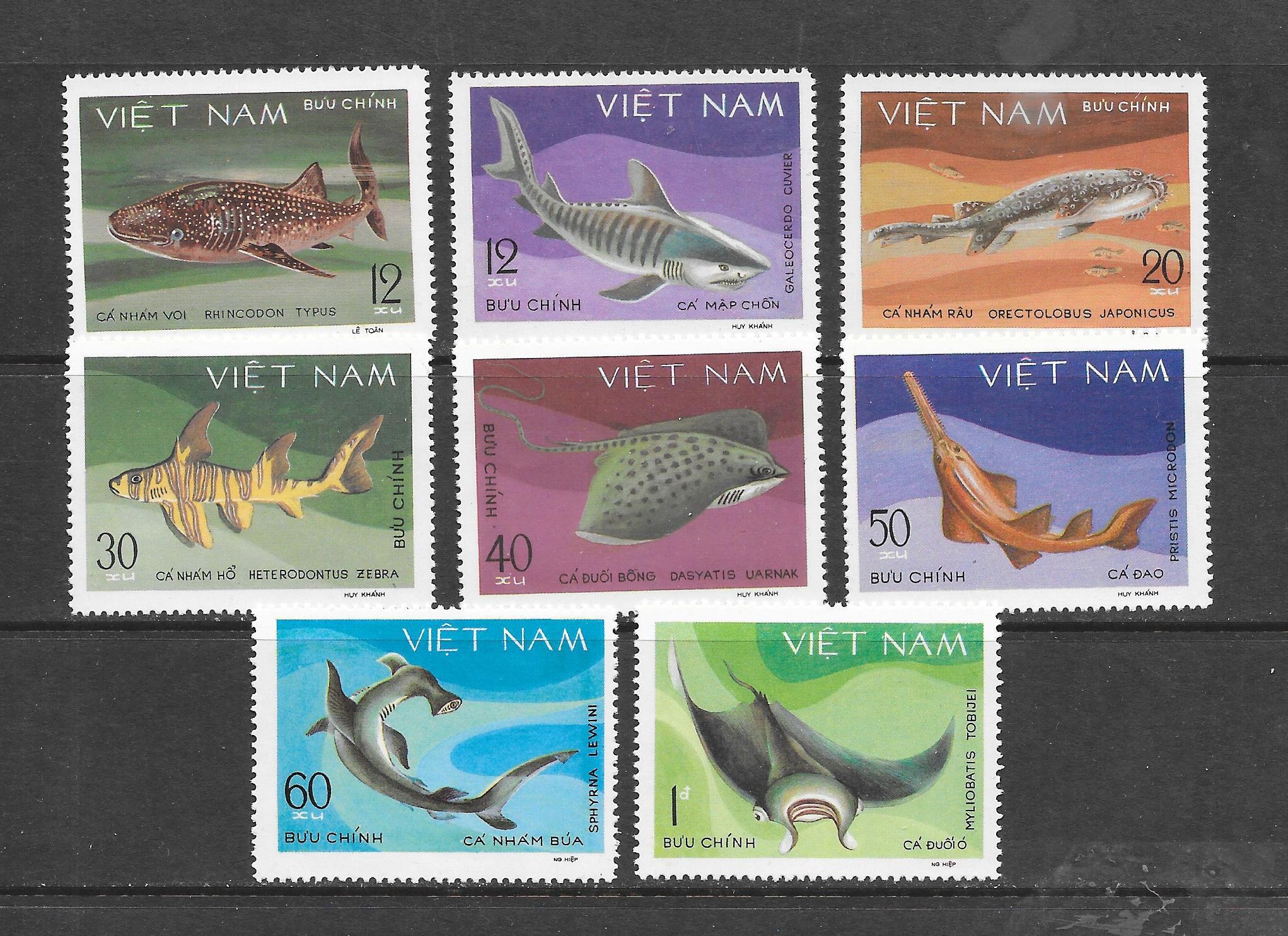 Fish - Vietnam #1070-7 MNH | Asia - Vietnam, General Issue Stamp / HipStamp