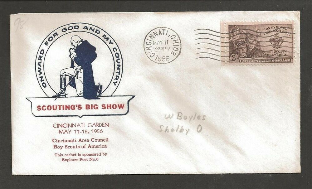 1956 US Boy Scout Cincinnati Garden Big Show Explorer Post 6 BSA / HipStamp