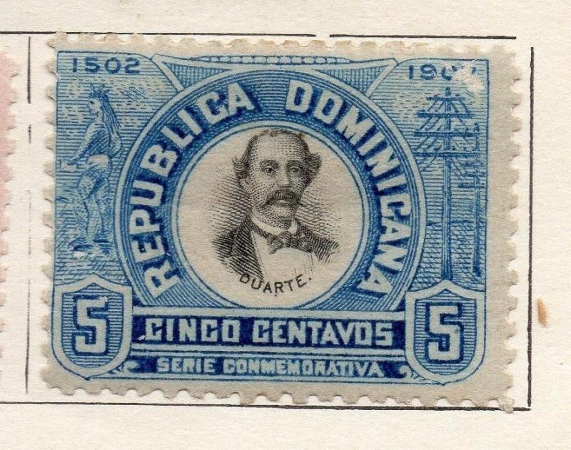 Dominican Republic 1902 Early Issue Fine Mint Hinged 5c. 121900 ...