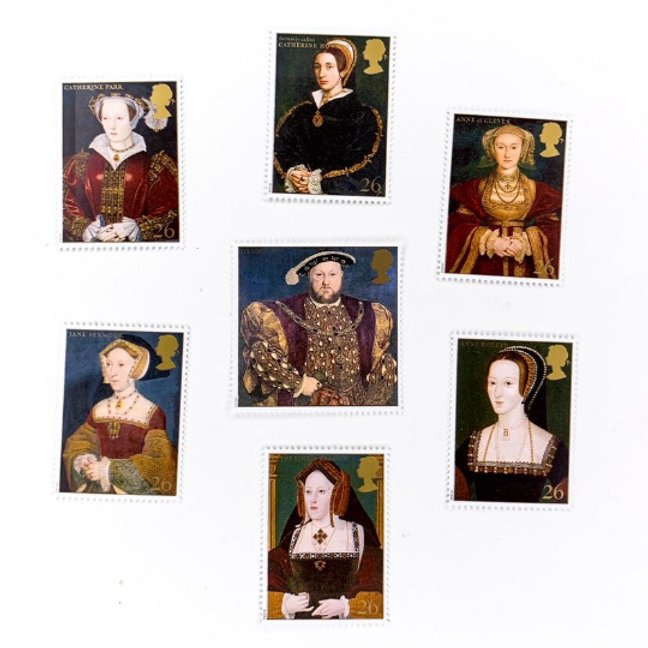7 x Henry VIII and Six Wives - The Great Tudor 1997 Unused GB British ...