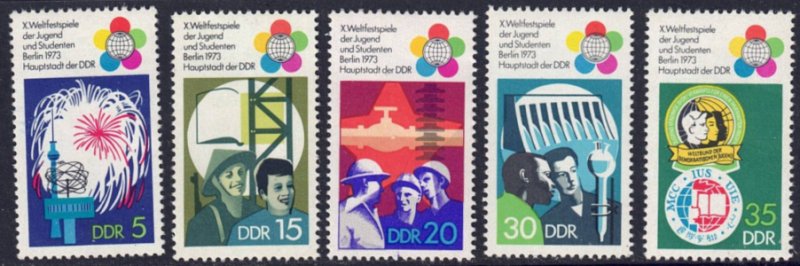 Germany DDR #1477-1481 MNH Full Set of 5 Stamps | Europe - Germany ...