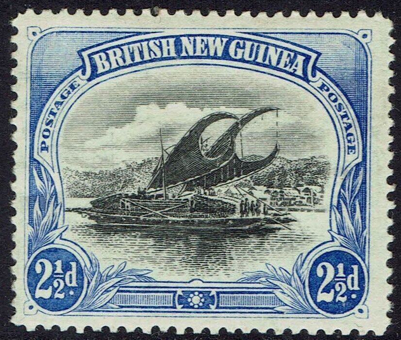 Papua 1901 Lakatoi British New Guinea 2½D Horizontal WMK | Australia ...