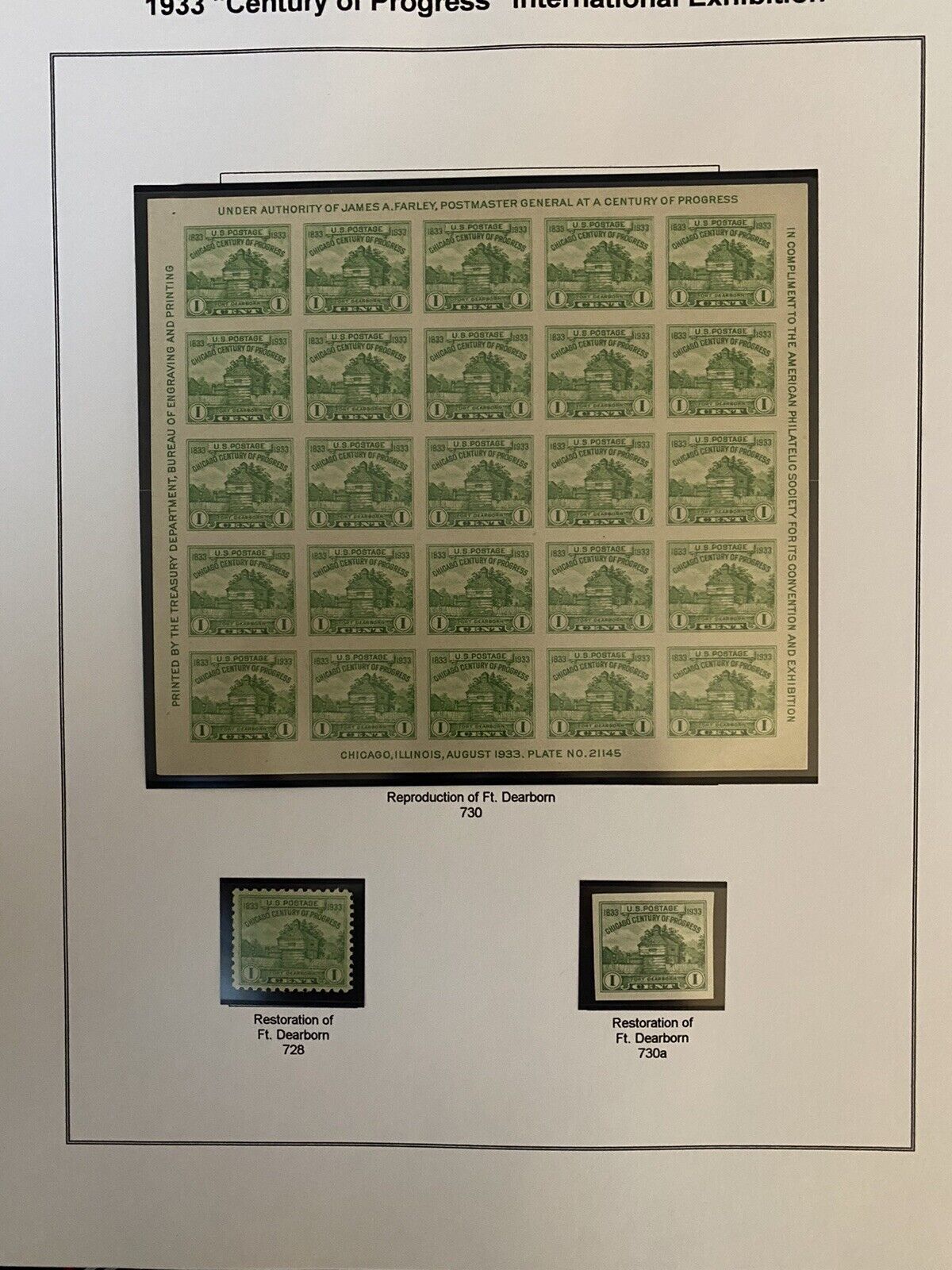 US Stamps-SC# 730, 731, 735, 750, 751, 778 & 797 - SS - NGAI/Hinged ...