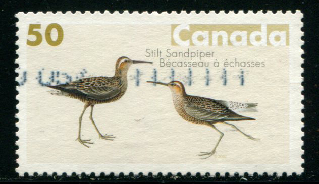 2097 Canada 50c Stilt Sandpiper, used | Canada, General Issue Stamp ...