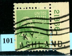 PKStamps - USA - 804 - Used - Plate Number Single #20-101 | United ...