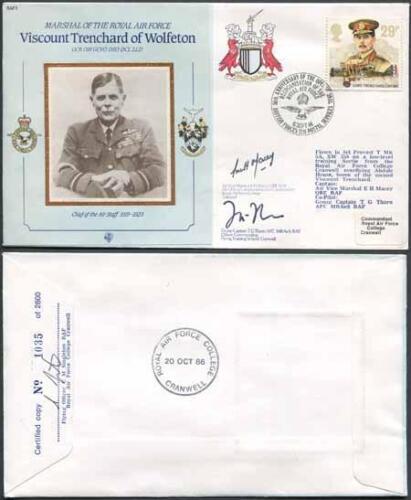 CDM1 RAF COMMANDERS SERIES Viscount Trenchard Air Vice Marshal Macey (E ...