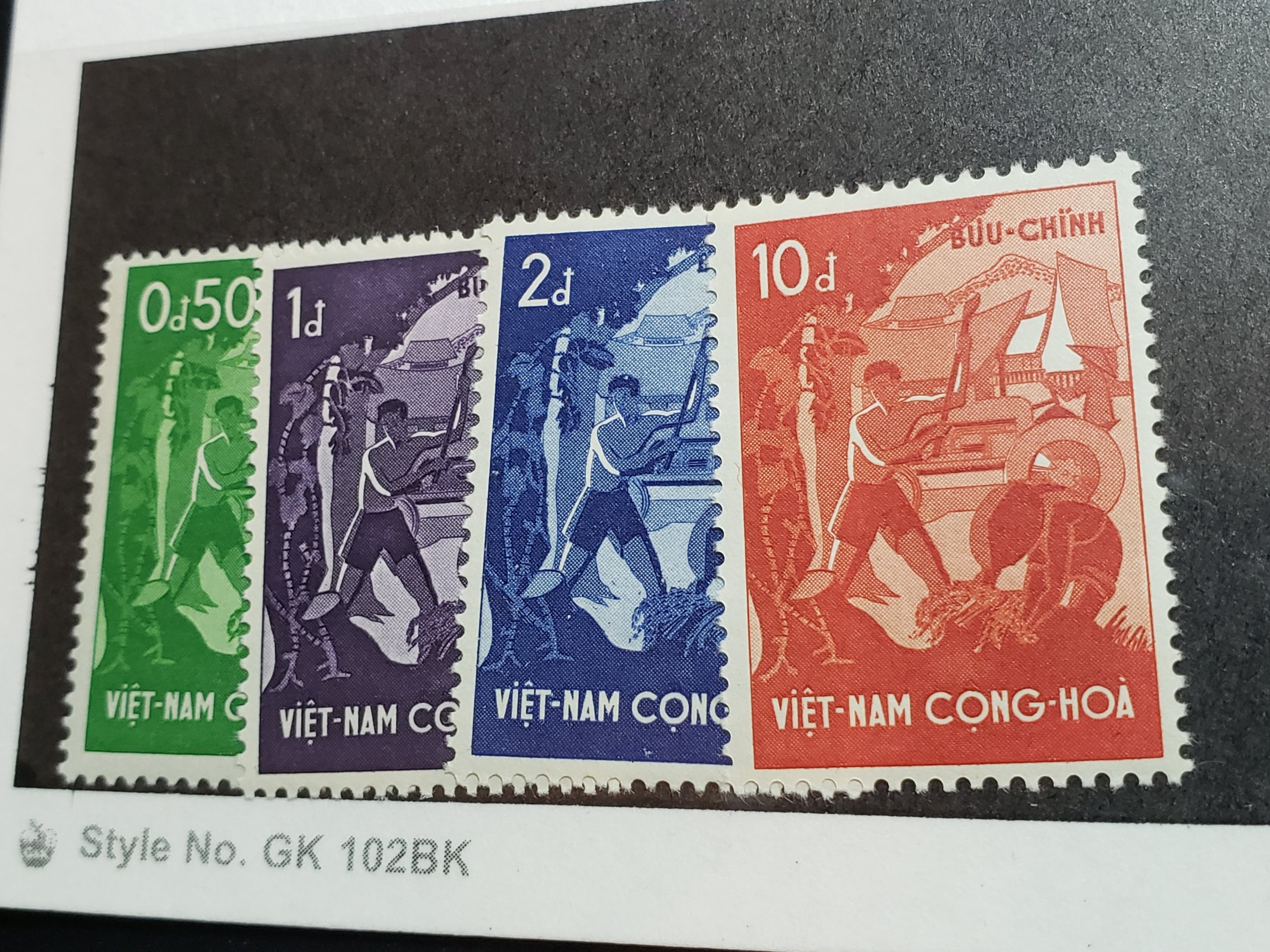 Vietnam Scott #79-82 Mint Hinge Mark | Asia - Vietnam, General Issue ...