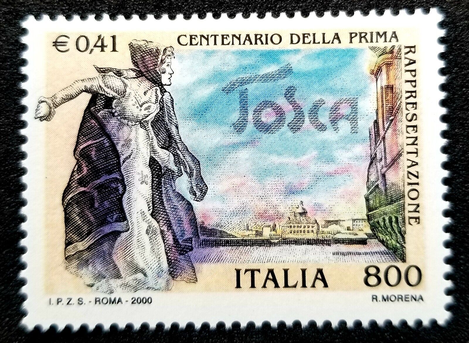 *FREE SHIP Italy Centenary First Performance Tosca Opera 2000 Women ...