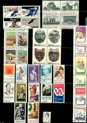1980 Commemoritive Year set - MNH (35 Stamps) | United States, Stamp ...