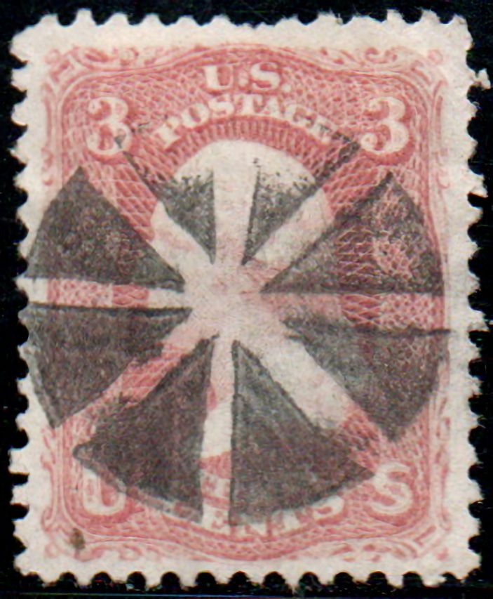 US #65 XF-SUPERB, a wonderfully centered, classic stamp, seldom seen so ...
