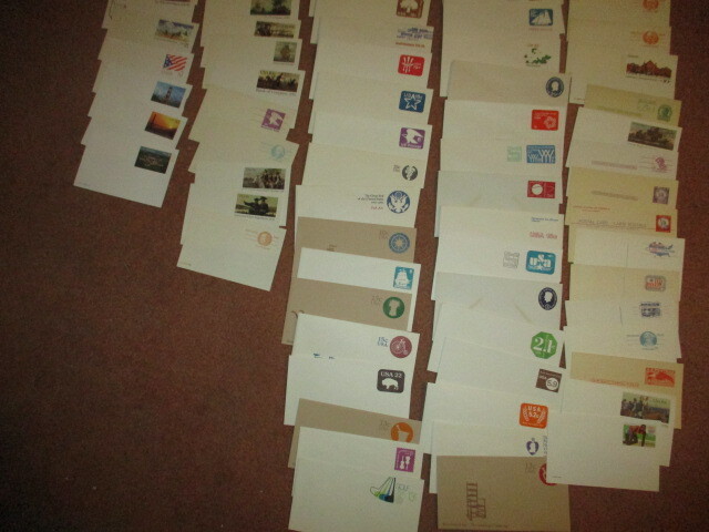 US Postal Stationary Collection Mint Entires, Over 100+ Different Items ...